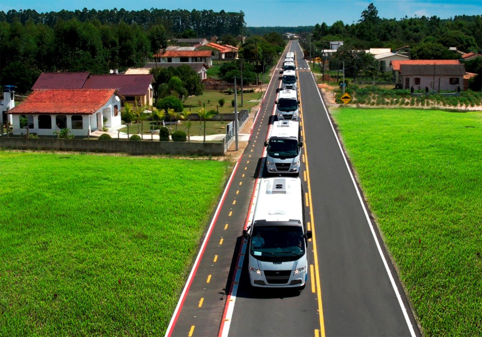 Volare fornece novos micro-ônibus para a cidade de Jaguaruna Volare fornece novos micro-ônibus para a cidade de Jaguaruna